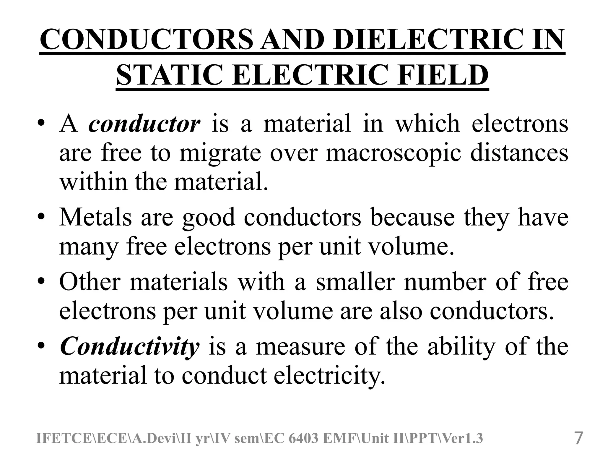 UNIT-2 EMF conductors and diodes PPT.pptx
