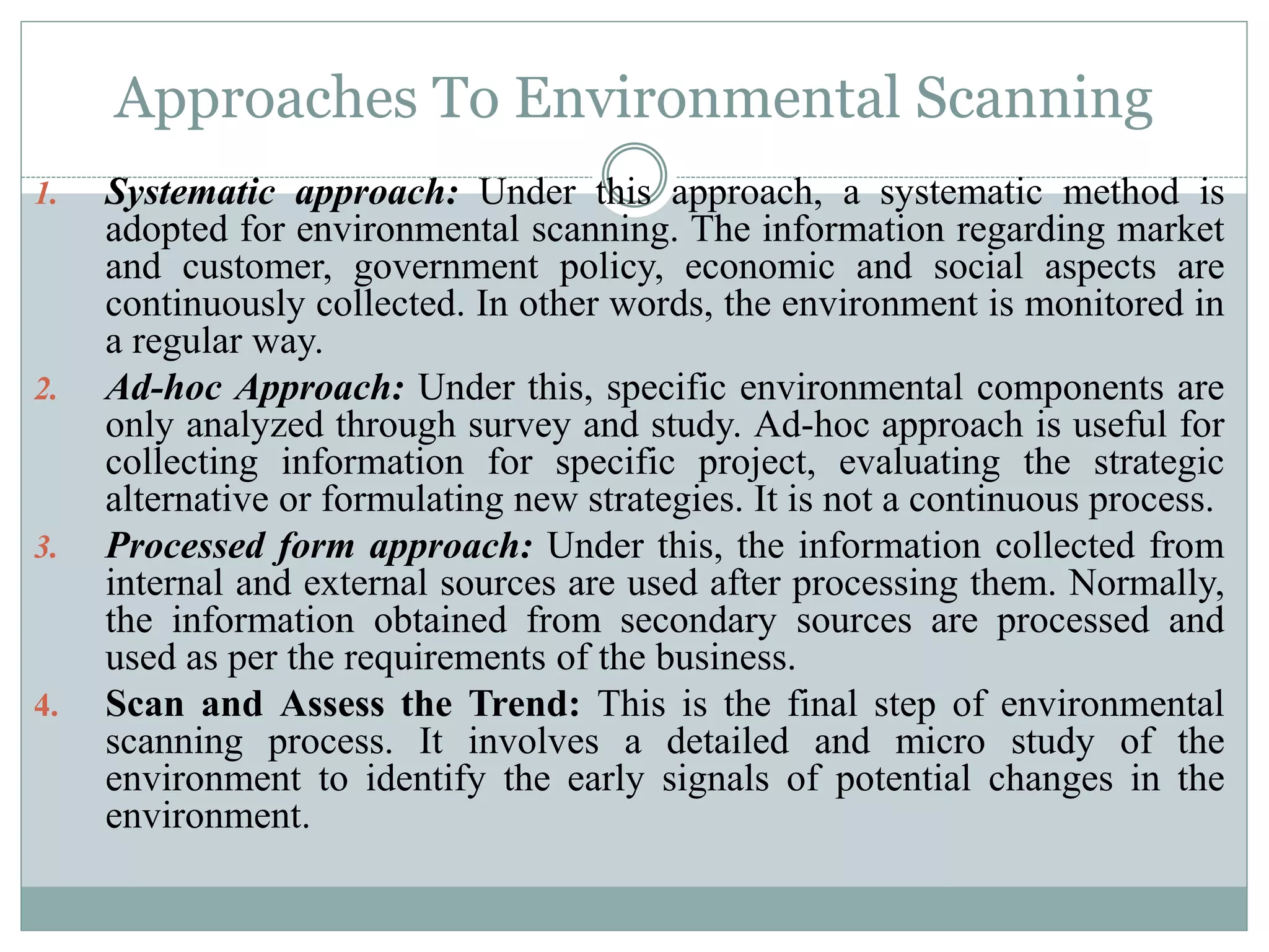 Unit 2 environmental analysis | PPTX