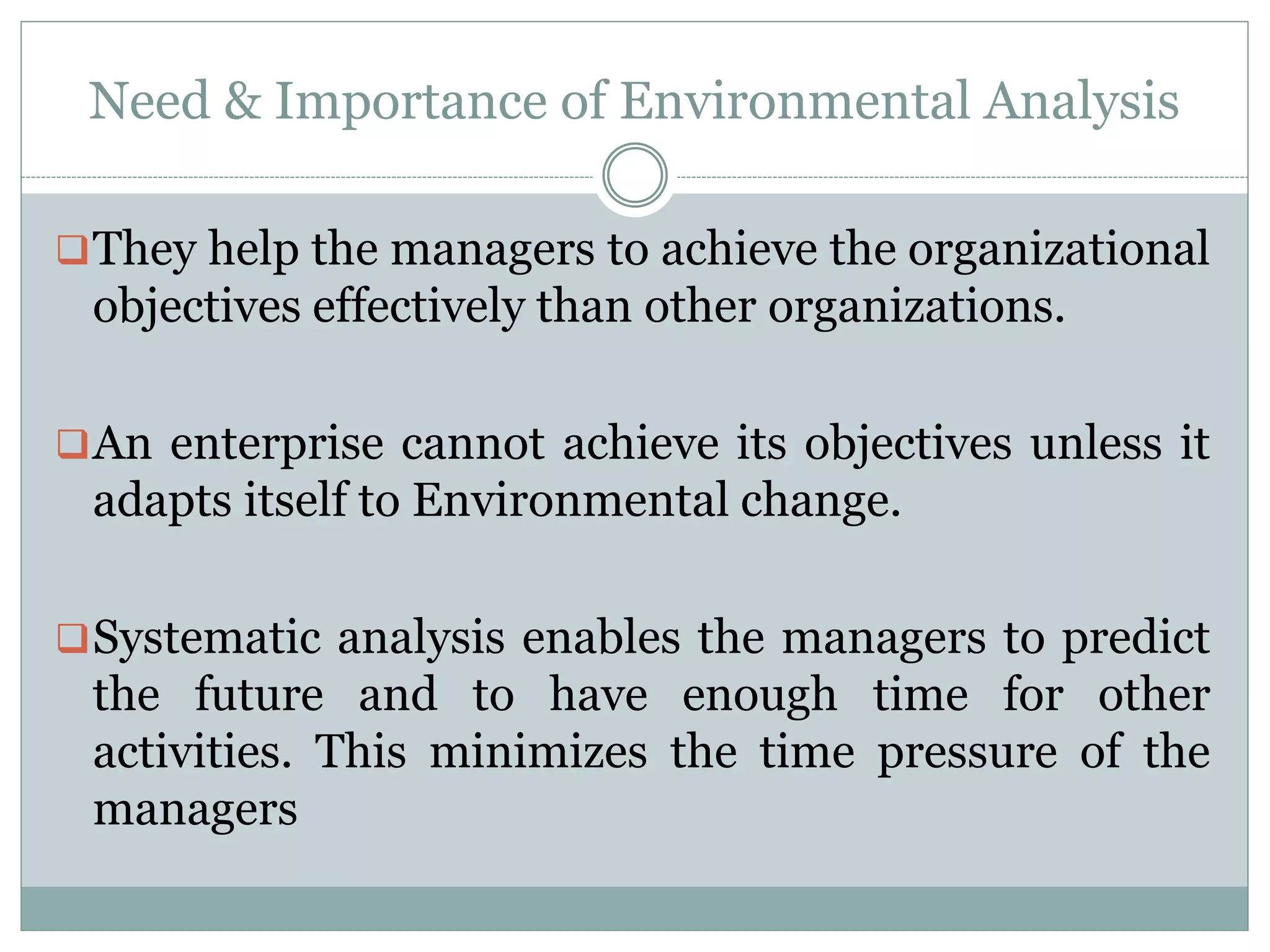 Unit 2 environmental analysis | PPTX