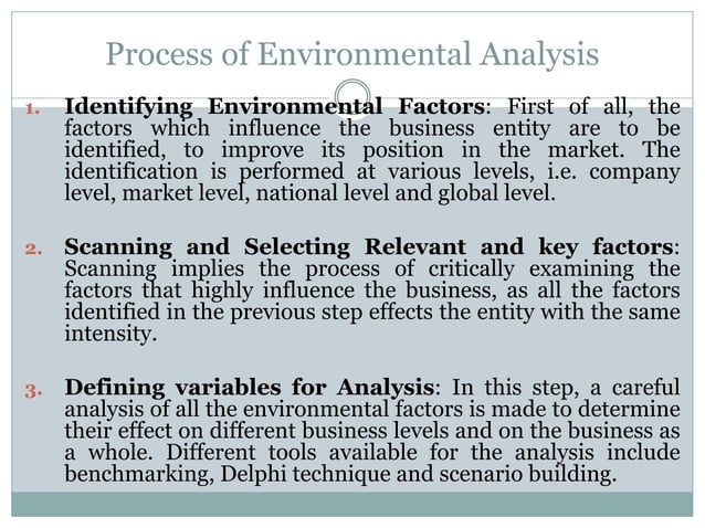 Unit 2 environmental analysis | PPTX