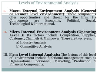 Unit 2 environmental analysis | PPTX