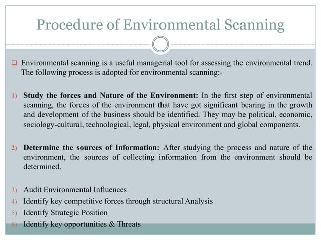 Unit 2 environmental analysis | PPTX