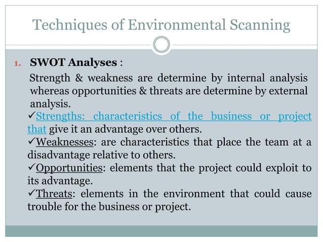 Unit 2 environmental analysis | PPTX