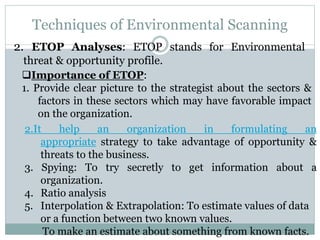 Unit 2 environmental analysis | PPTX