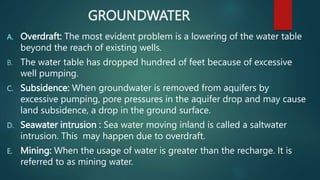 Natural resources on our environment for student | PPT