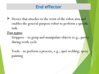 Robotics End Effector | PPT