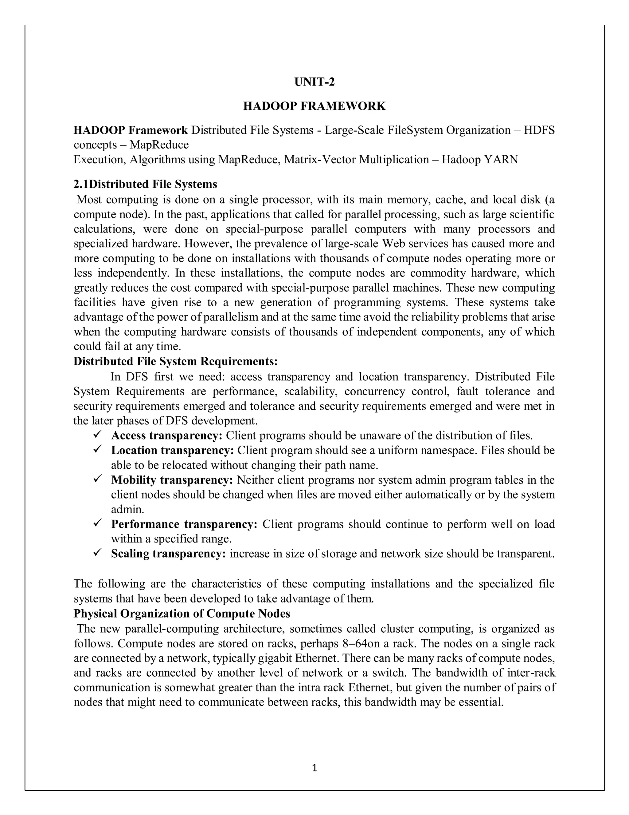 Unit-2 Hadoop Framework.pdf