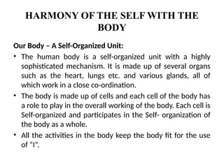 unit-2 HARMONY IN THE HUMAN BEING.ppt... | PPTX