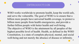 Health objectives of Health Promotion | PPT