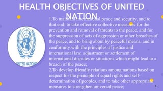 Health objectives of Health Promotion | PPT