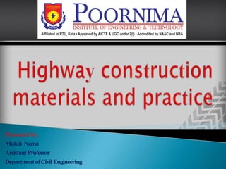 Highway materials and tests | PPT