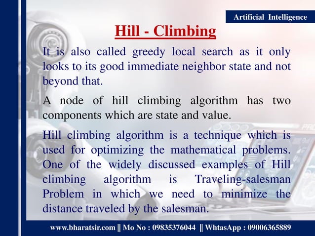 Hill Climbing Algorithm in Artificial Intelligence | PDF