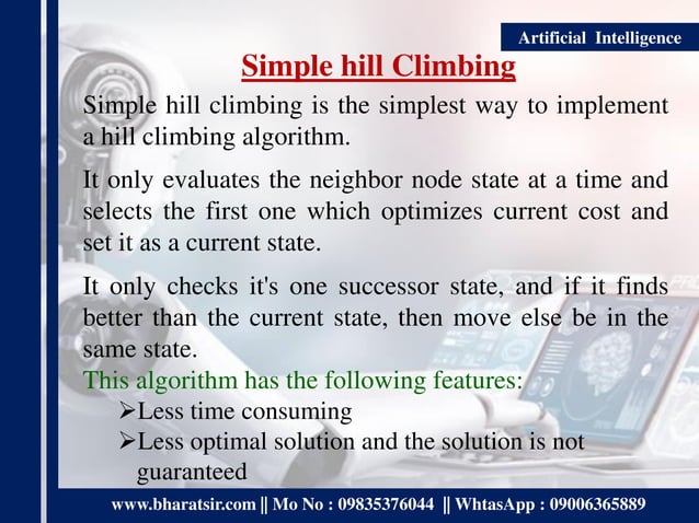 Hill Climbing Algorithm in Artificial Intelligence | PDF
