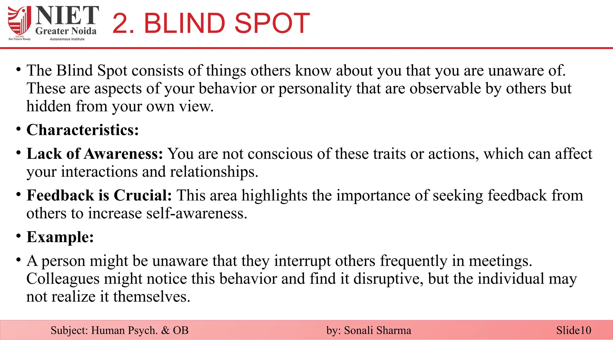 UNIT-2 HUMAN PSYCHOLOGY ppt of noida institute of enng technlolgy | PPTX