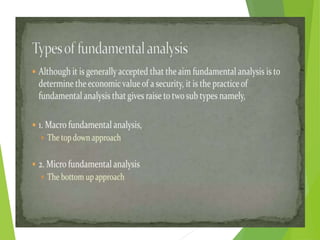 UNIT-2 iapm fundamental versus technical analysis | PPTX