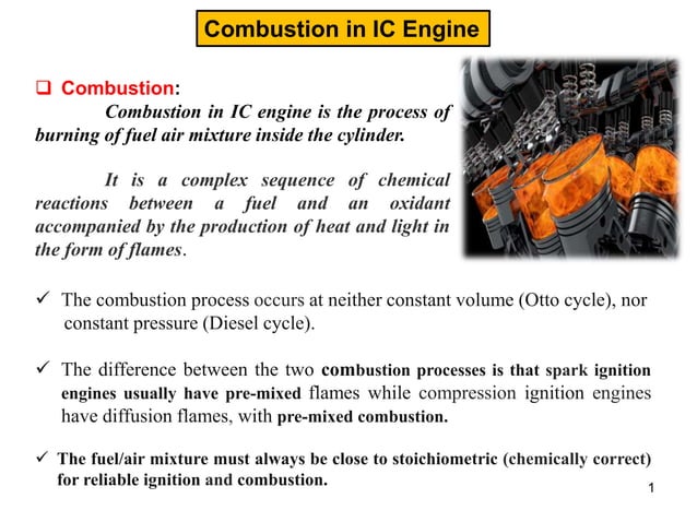 ICE Combustion PPT ICE Education-Academics | PPT