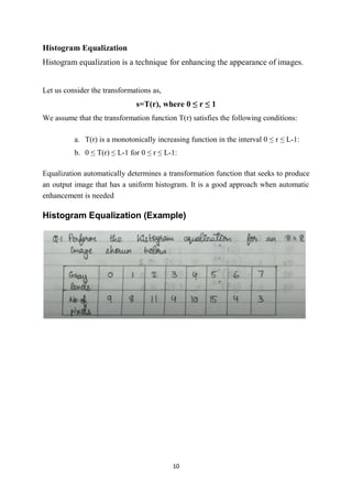 UNIT-2 image enhancement.pdf Image Processing Unit 2 AKTU | PDF