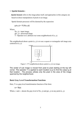 UNIT-2 image enhancement.pdf Image Processing Unit 2 AKTU | PDF