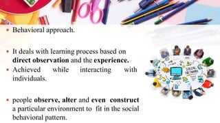 individual behaviour and perception | PPT