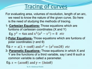 Tracing of Different curves using Cartesian and Polar representation | PDF