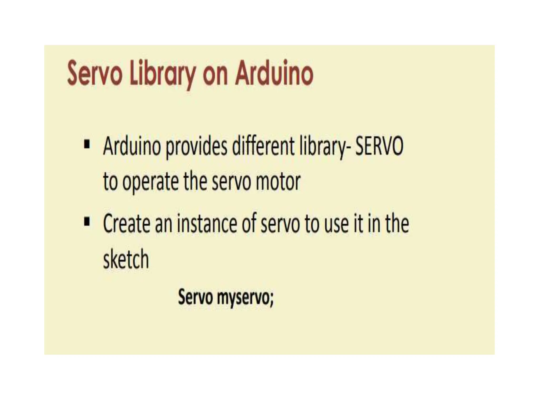 Unit 2 Integration Of Sensors Actuators With Arduino Pptx