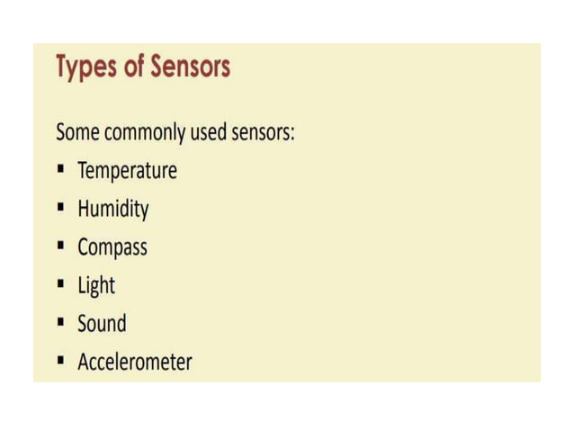 Unit 2 Integration Of Sensors Actuators With Arduinopptx