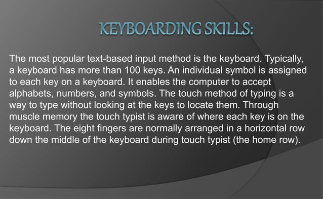 Unit-2 keyboarding skills PowerPoint Presentation.pptx