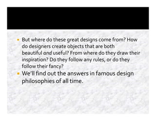 Form follows function. Functional and formal concepts | PDF