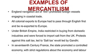 Unit- 2- Lecture-1 (Mercantilism) | PPTX