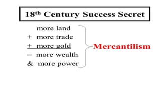 Unit- 2- Lecture-1 (Mercantilism) | PPTX
