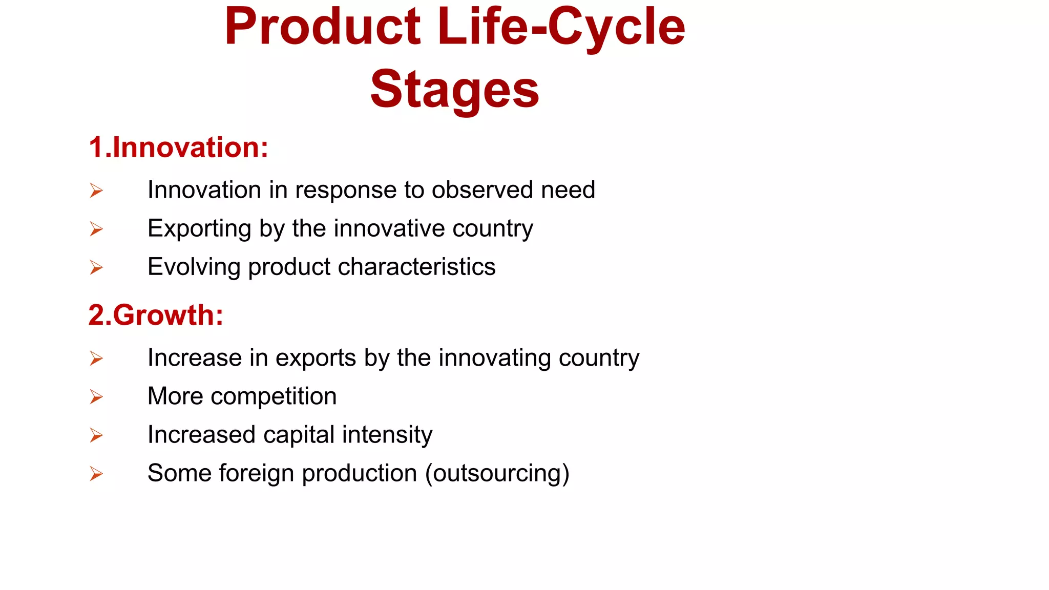 Unit-2 Lecture-5(International Product life Cycles Theory) | PPTX