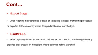 Unit-2 Lecture-5(International Product life Cycles Theory) | PPTX