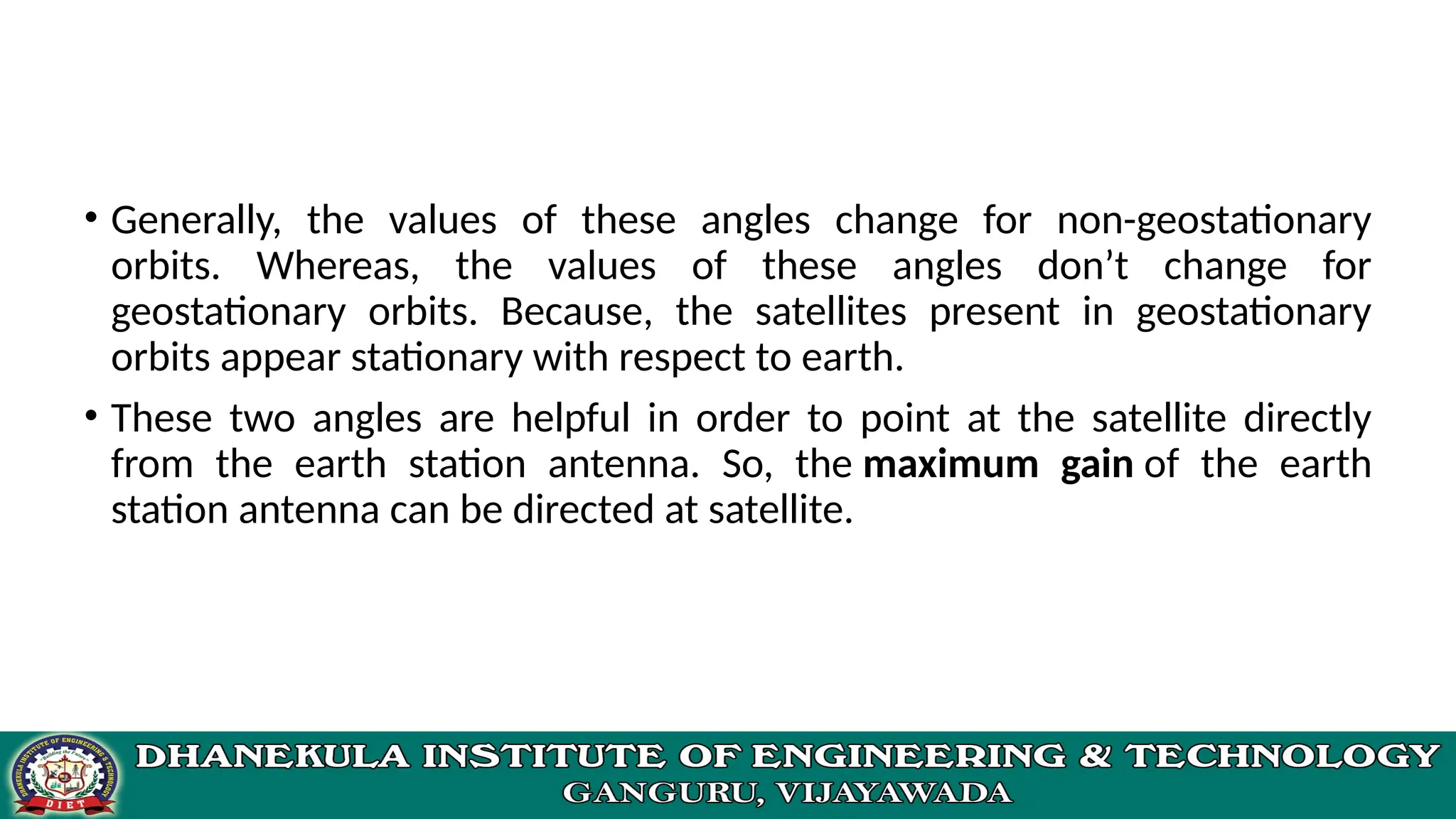 Unit-2 Look Angle Determination.ppt inSC | PPT