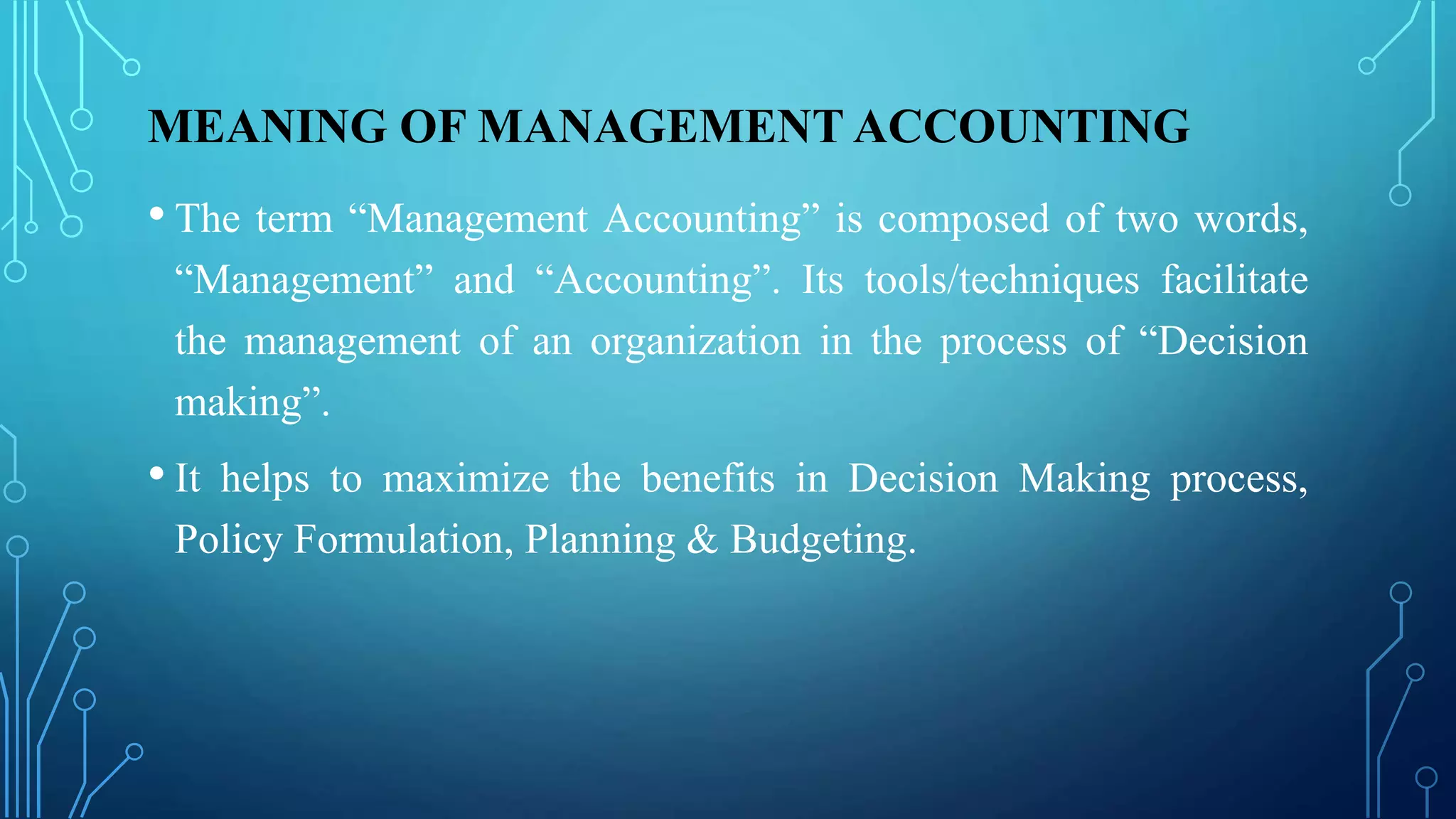 Management Accounting | PPTX