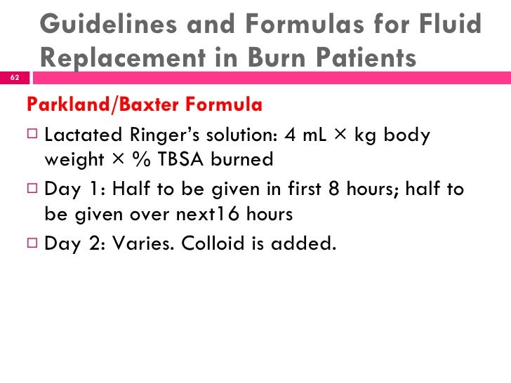 Unit 2 management of patients with burn