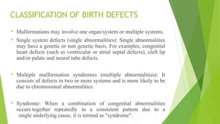Unit-2 Maternal Prenatal and Genetic Influence on Defects and Diseases.pptx
