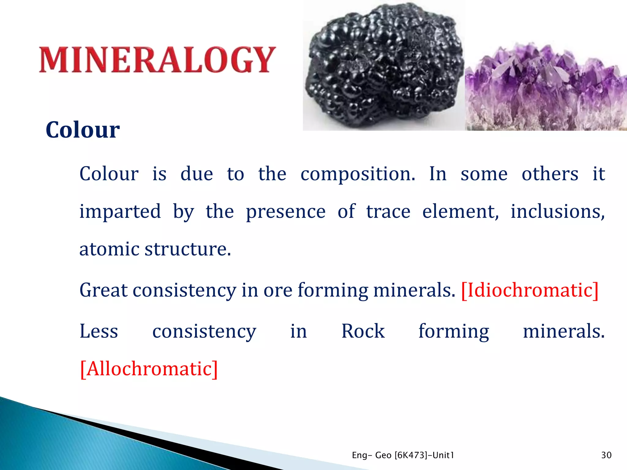 MINERALOGY | PPTX | Geology | Science