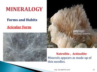 MINERALOGY | PPTX | Geology | Science
