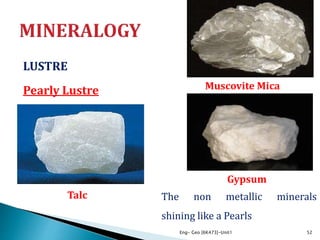 MINERALOGY | PPTX