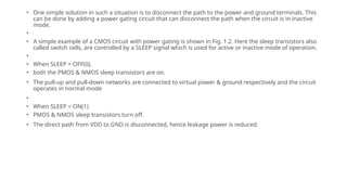 Power Management ,types of system, power gating , clock gating | PPT