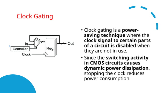 Power Management ,types of system, power gating , clock gating | PPT