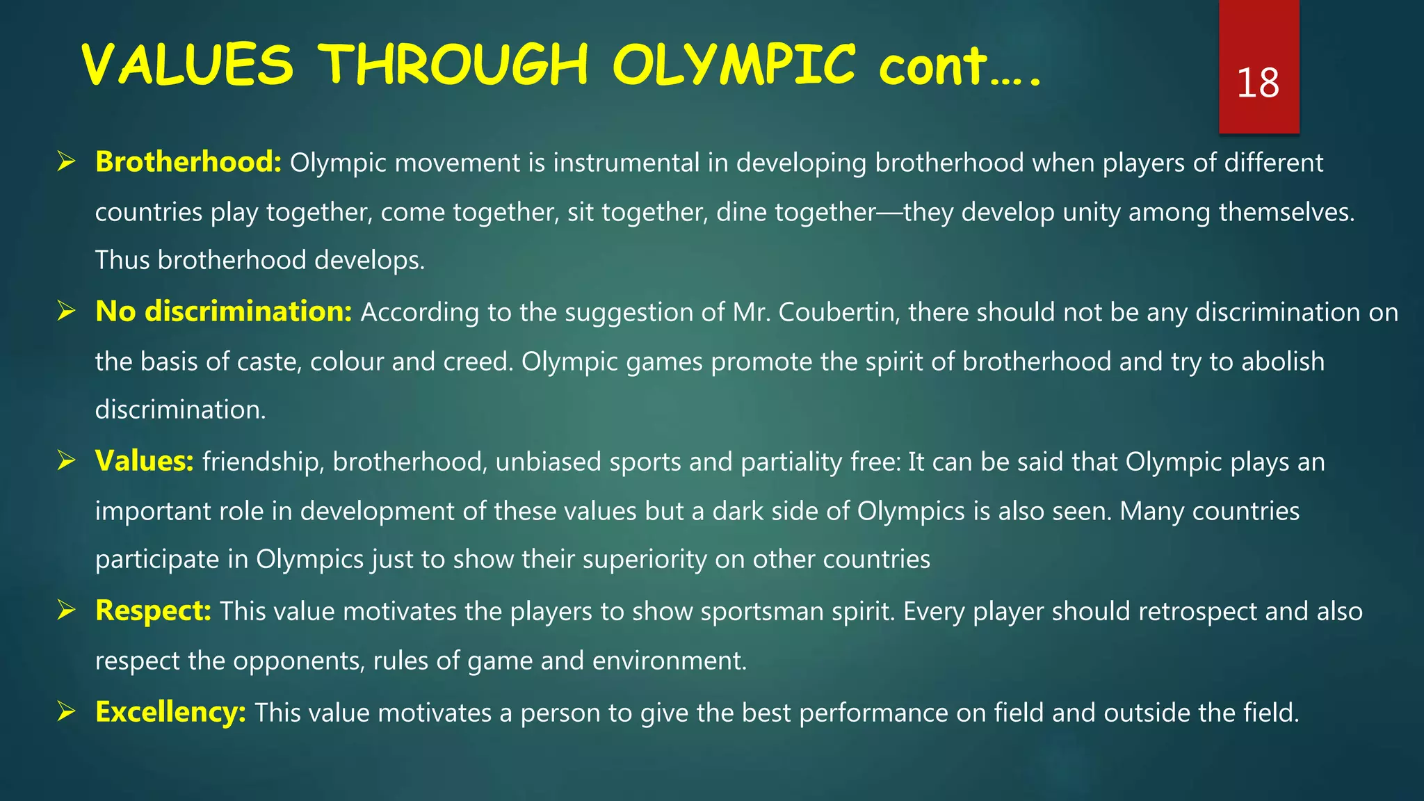 UNIT - 2 Olympic Movements | PPTX