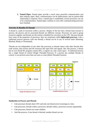 Operating System-Concepts of Process | PDF