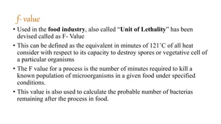 Evaluation of the efficiency of sterilization methods. Sterility ...