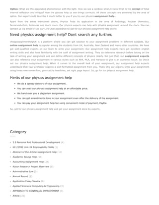 Unit 2 physics assignment help | PDF | Physics | Science