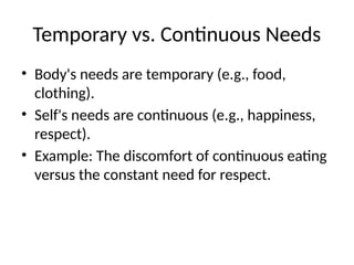 HUMAN VALUE CO-EXISTANCE OF SELF AND BODY | PPTX