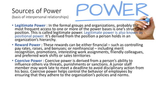 Organizational Power | PPTX