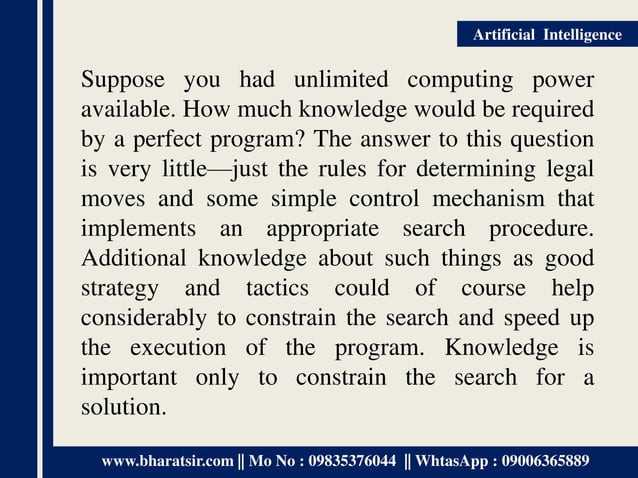 Problem Characteristics in Artificial Intelligence | PDF | Computer Software and Applications ...