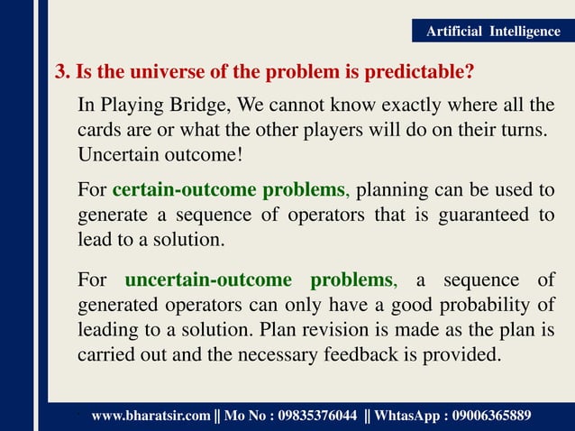 Problem Characteristics in Artificial Intelligence | PDF | Computer Software and Applications ...