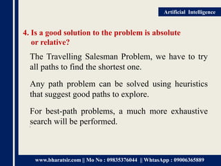 Problem Characteristics in Artificial Intelligence | PPTX